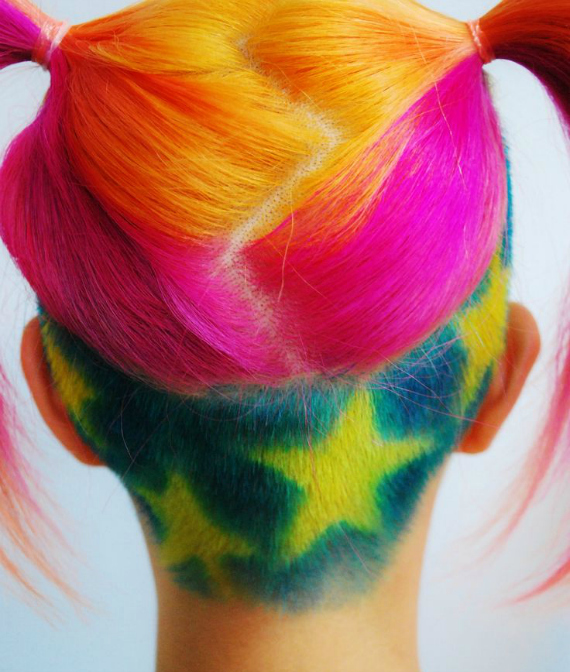 Rainbow Undercut: Αυτή είναι η νέα «τρελή» τάση στα μαλλιά που ...