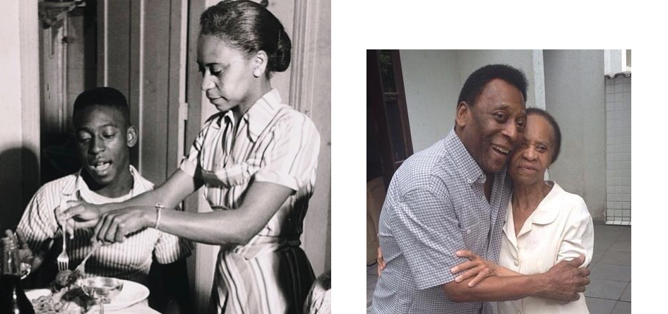 Pele: Φωτογραφίες με τη μητέρα του, που είναι 100 ετών, εν ζωή και ...