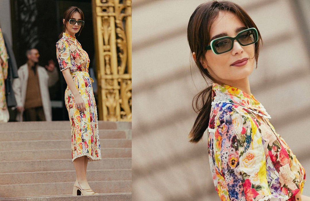 Το total floral look είναι η καλύτερη επιλογή για τις βραδινές εξόδους ...