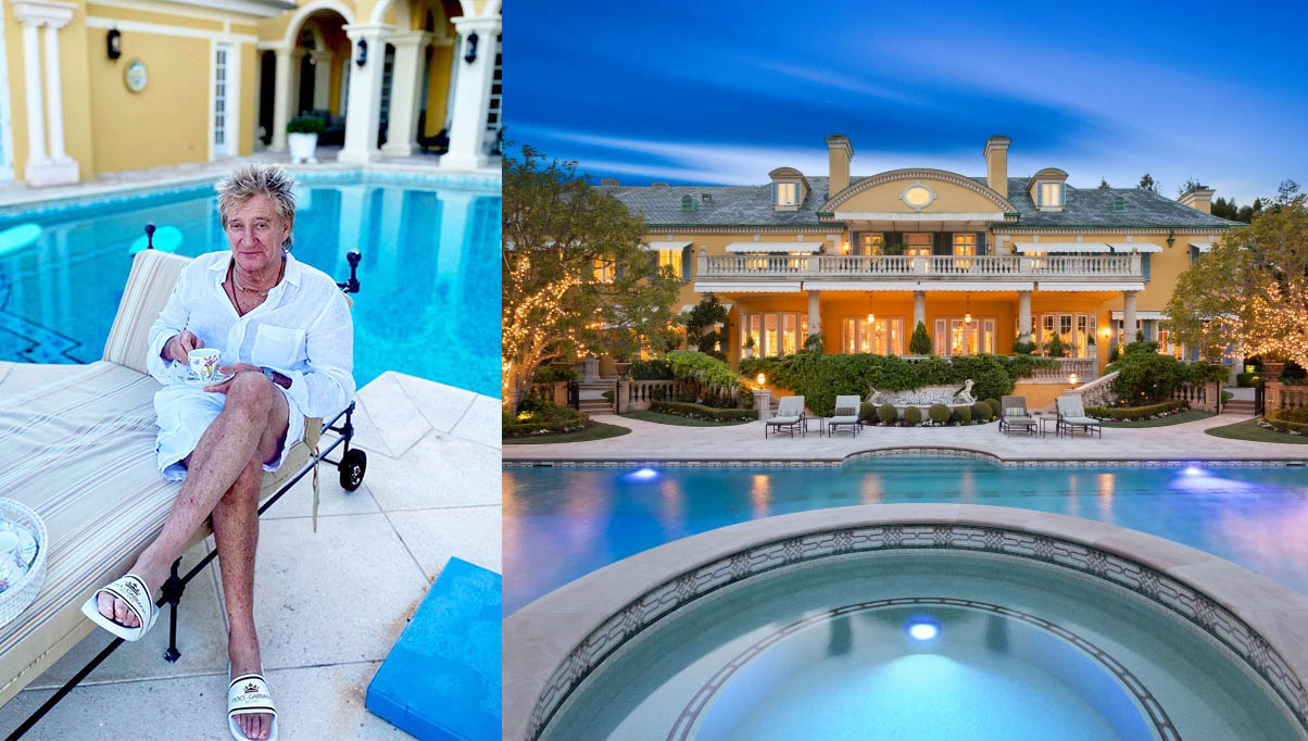 Rod Stewart: Προς πώληση το μεγαλοπρεπές αρχοντικό του στο LA - InStyle