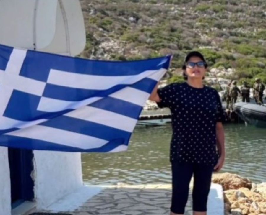 Άλκηστις Πρωτοψάλτη: Επισκέφτηκε το ακριτικό νησί της Ρω
